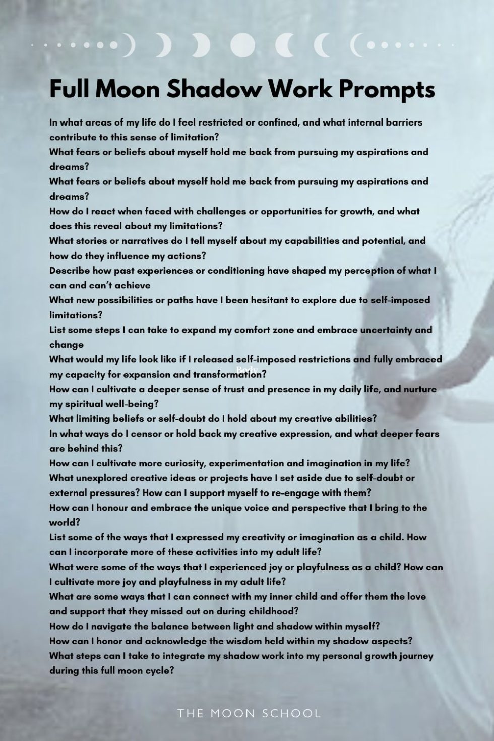 Full Moon Shadow Work: 50 Journal Prompts to Illuminate Your Inner Gold ...