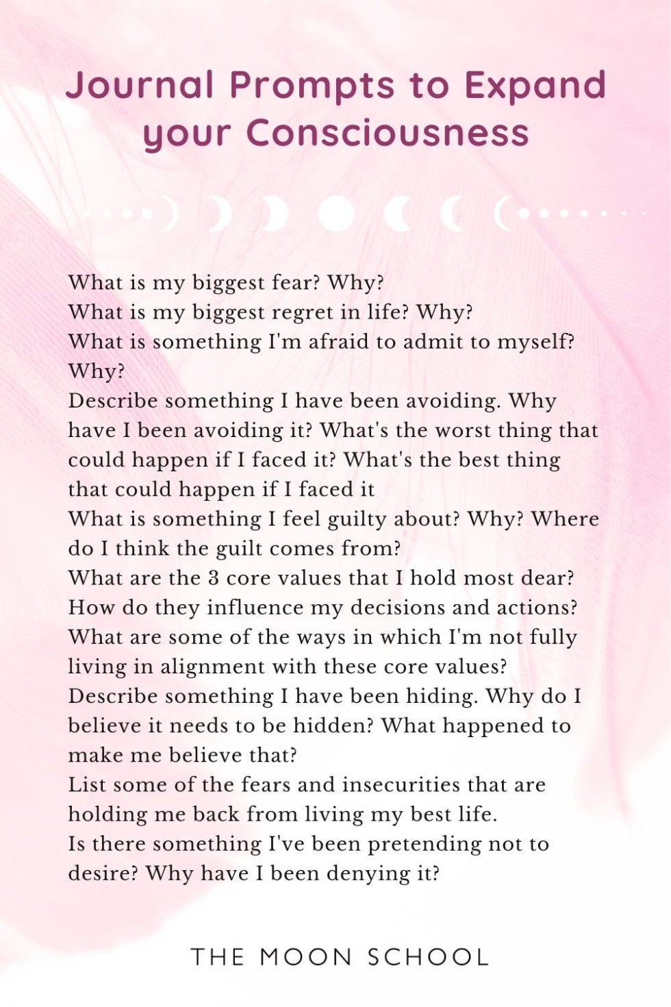 100 Best Shadow Work Prompts with FREE PDF Downloads! | The Moon School