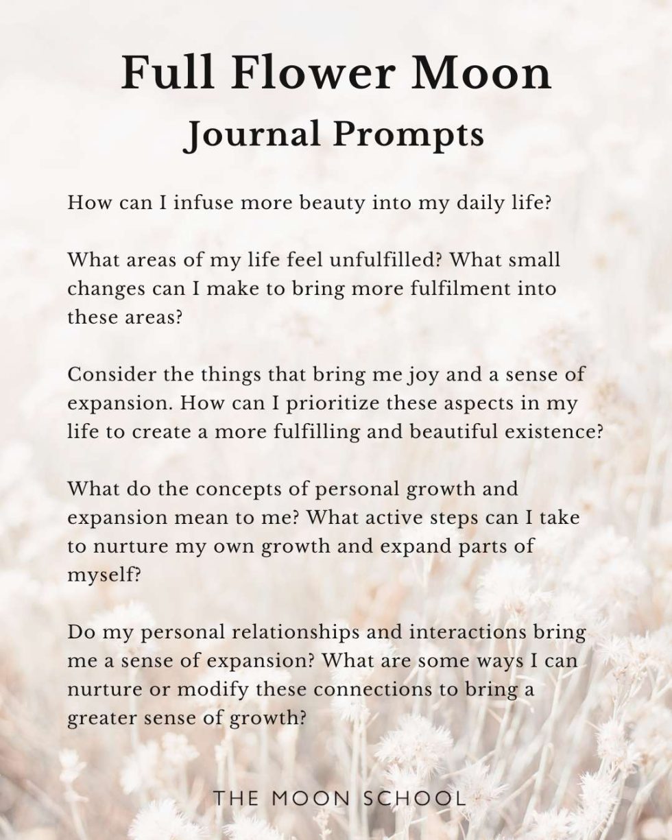 A Full Flower Moon Ritual to Blossom into your Purpose (May 2025) | The ...