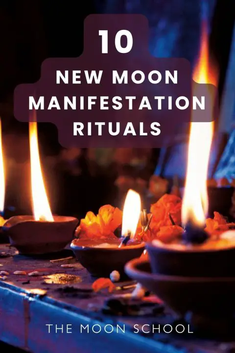 10 Unique New Moon Manifestation Rituals | The Moon School