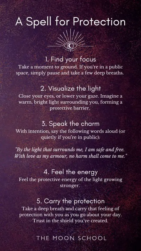 The Most Simple Protection Spell EVER! | The Moon School