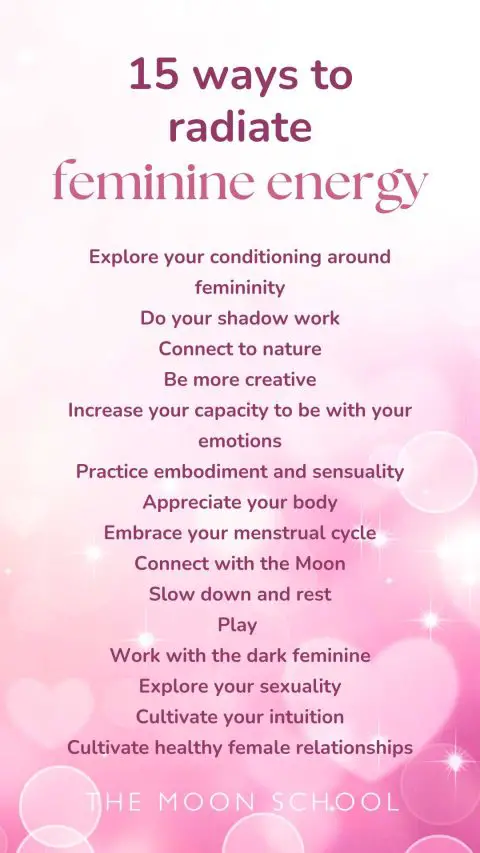 15 Golden Tips to Radiate Feminine Energy in 2025 | The Moon School