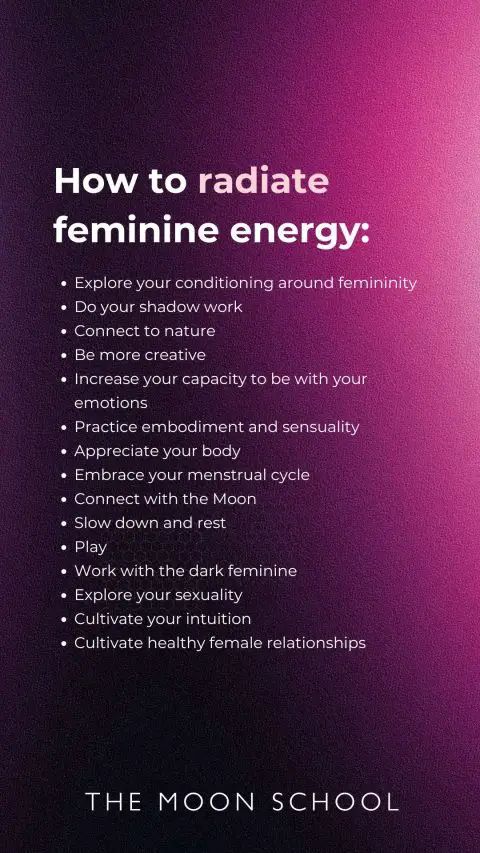 15 Golden Tips to Radiate Feminine Energy in 2025 | The Moon School