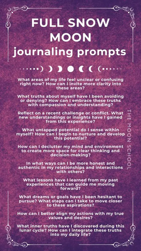 10 Moon Magick Rituals for February’s Full Snow Moon | The Moon School