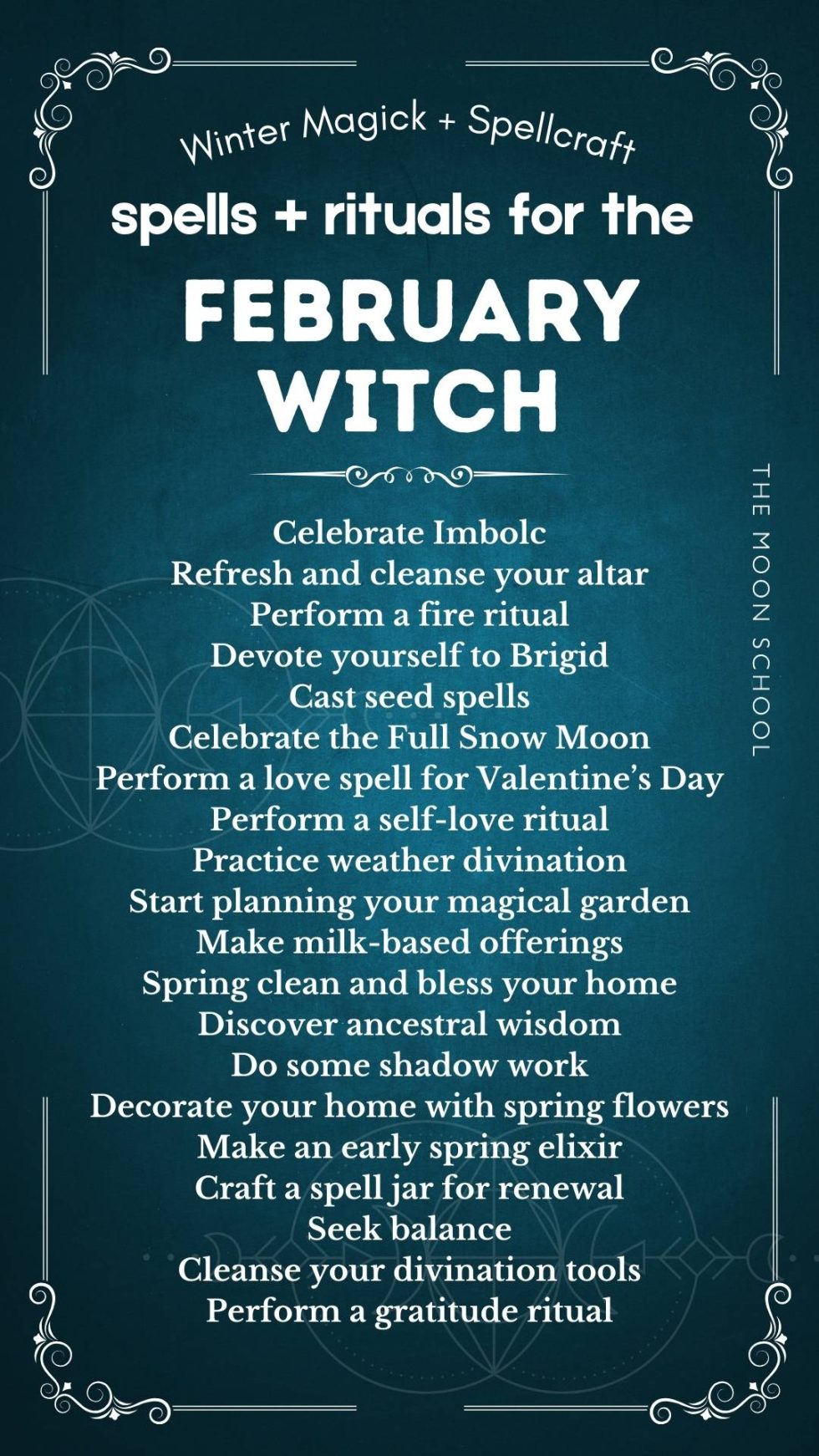 February Witchcraft: 20 Magickal Tasks, Tips, Crafts & Spells (beyond ...