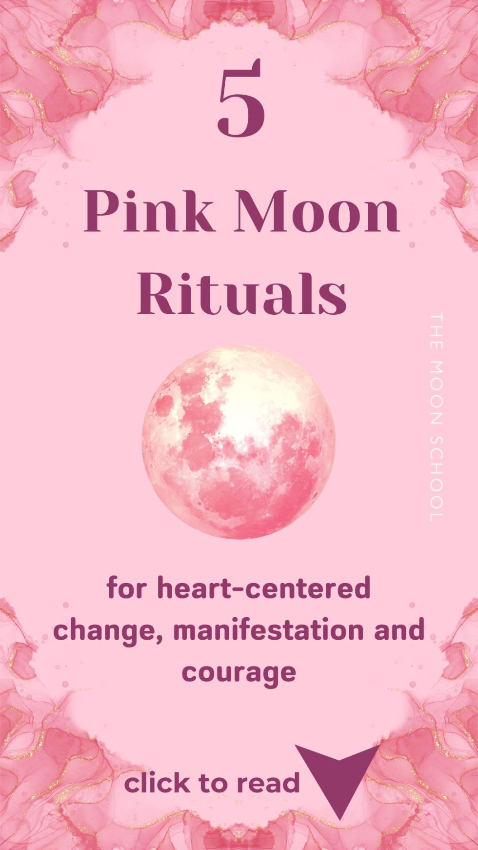 5 Pink Moon Rituals to Live From the Heart (April 2025) | The Moon School